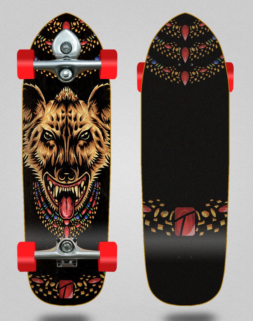 Surfskate with BURI trucks - Hiena 33,5 Hill - Txin skateboards